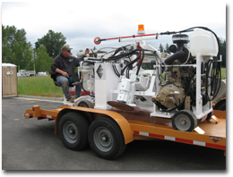 Columbia's curb saw is a new approach to cutting driveways and ramp ...